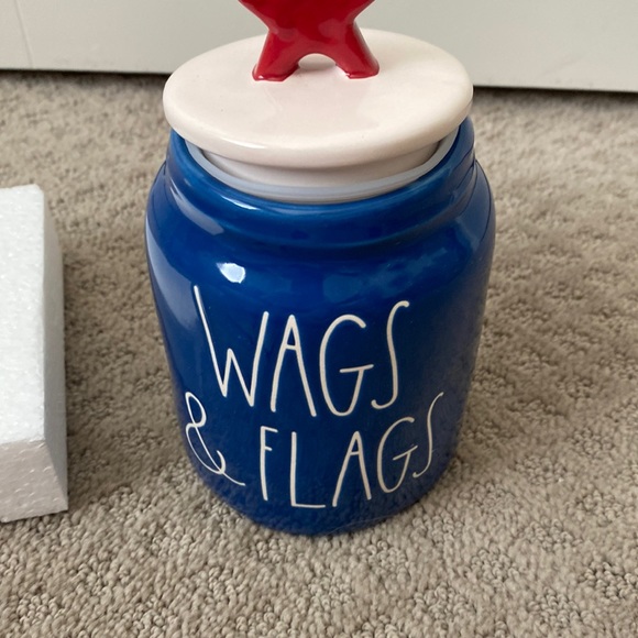 Rae Dunn | Other | Wags And Flags Medium Treat Jar | Poshmark